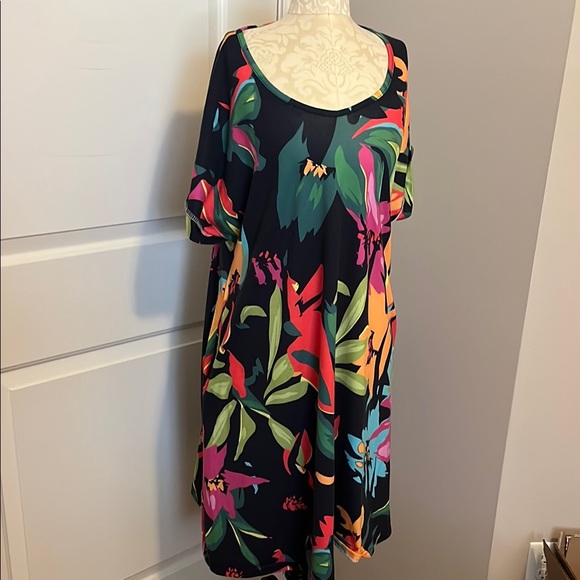 Amazon | Dresses | Amazon Floral Print Dress With Vibrant Colors | Poshmark